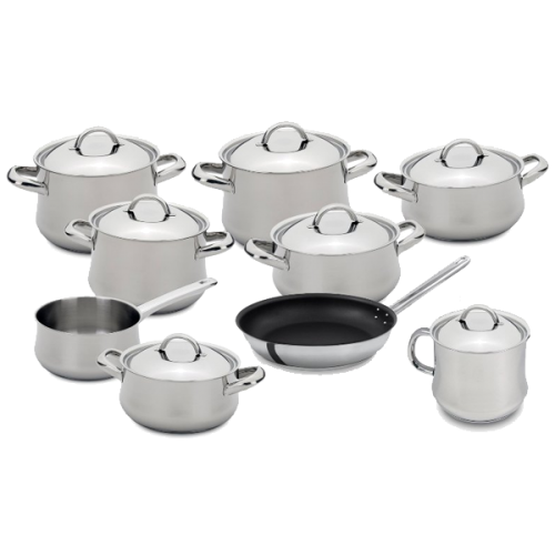 TREM COZINHA 9 PEÇAS SILAMPOS LOW COST I - SILAMPOS - Panelas Tachos ...