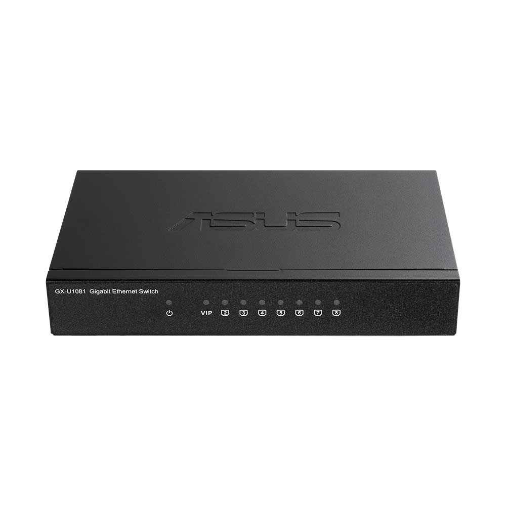 ASUS SWITCH GIGABIT GX-U1081 8 PORT - Asus - Redes Switch - www.mhr.pt